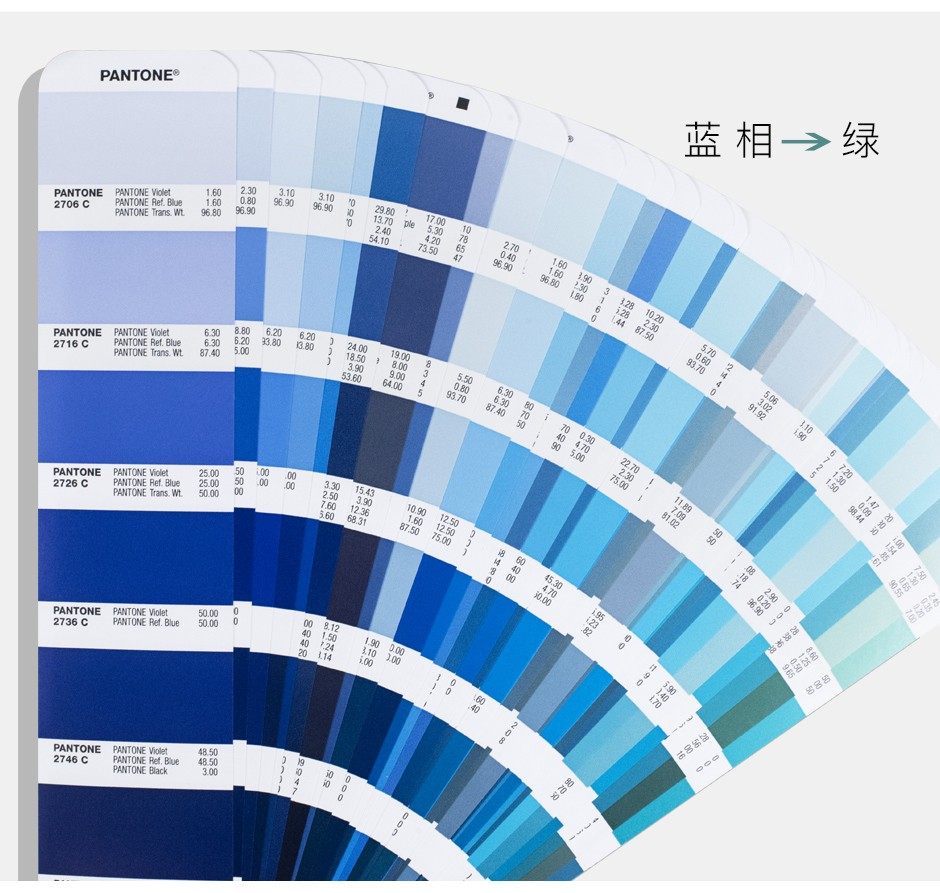 新版Pantone潘通配方指南国际标准通用 CU色卡GP1601A - 千通彩色彩管理官网
