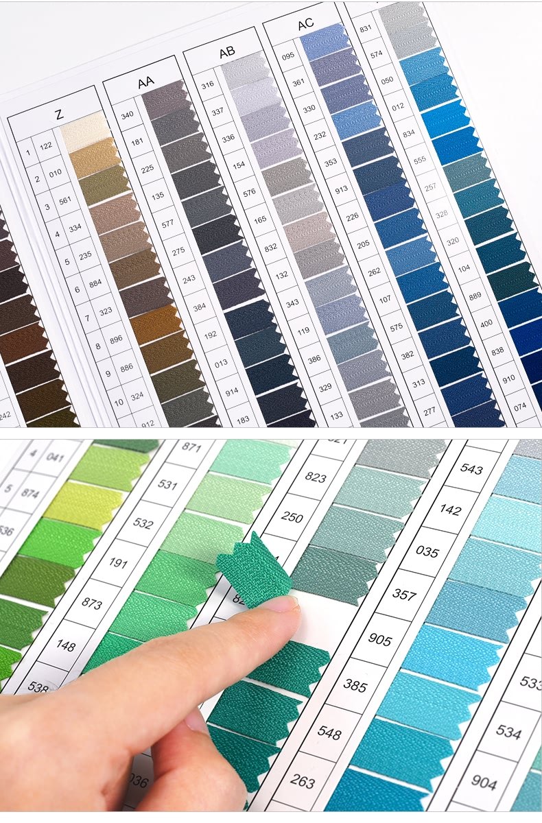 YKK吉田拉链色卡 YKK COLOR CARDYKK-01 - 千通彩色彩管理官网