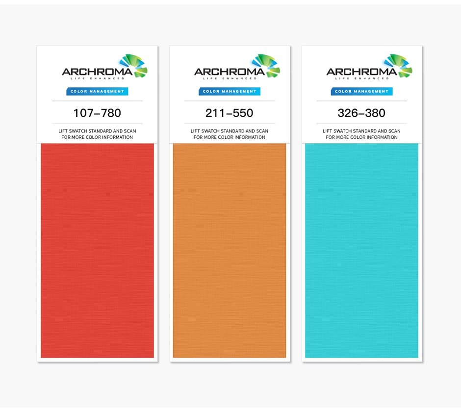 昂高色卡 ARCHROMA Color Atlas Standards 棉布色卡 单张Archroma-sw - 千通彩色彩管理官网
